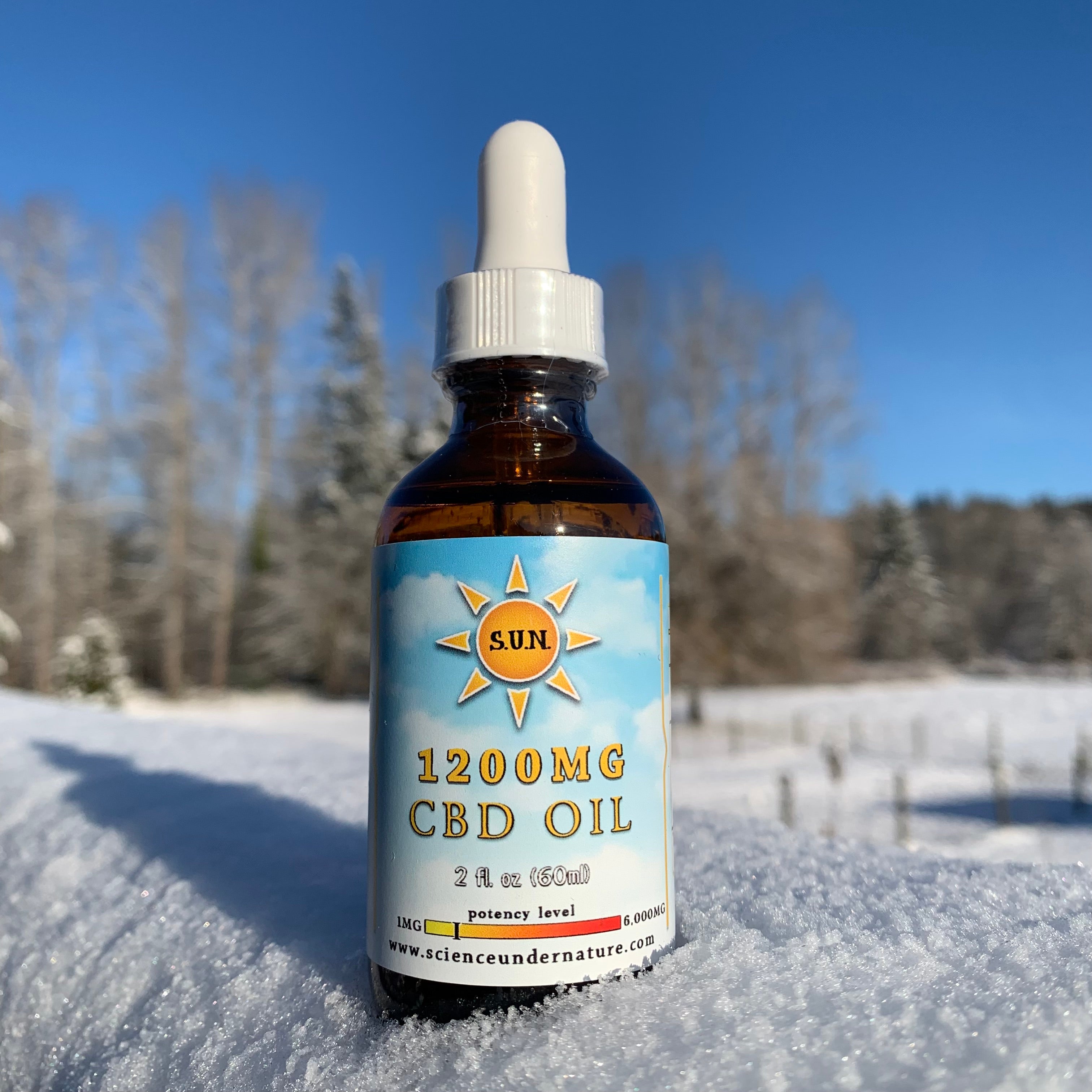 CBD OIL DROPPER 1200MG – Science Under Nature